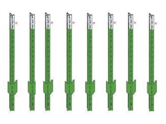 Cox Hardware and Lumber - Heavy Duty Green Steel Tee Post, 6 Ft