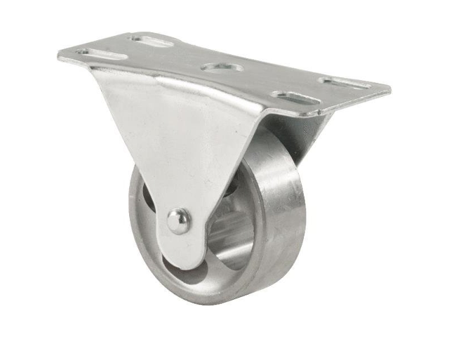Cox Hardware and Lumber - Steel Wheel Plate Mount Rigid Caster 300 Lb, 3 In