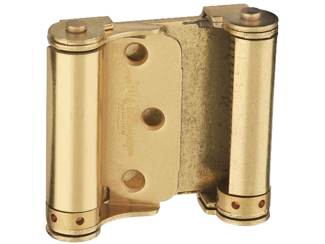Cox Hardware and Lumber - Double Acting Brass V127 Spring Hinge, 3 In