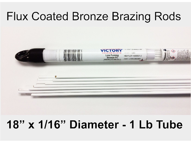 Cox Hardware and Lumber - Flux Coated Bronze Brazing Rod Low Fuming 1/ ...