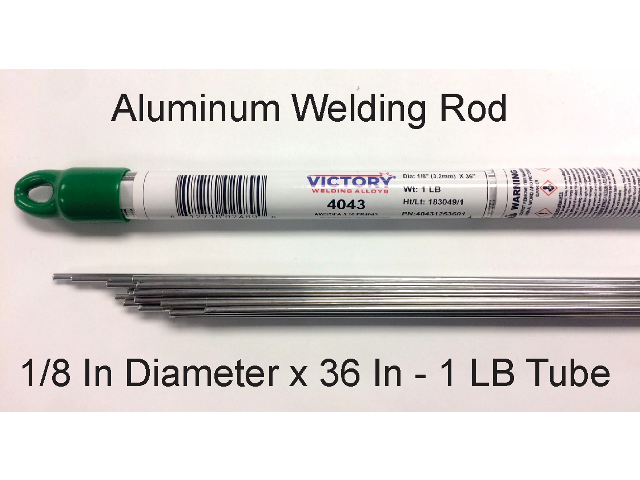 Cox Hardware and Lumber - Aluminum Welding Rod E4043 1/8 In x 36 In, 1 Lb