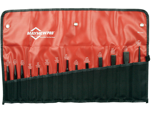 Cox Hardware and Lumber - Punch And Chisel Set, 14 Piece