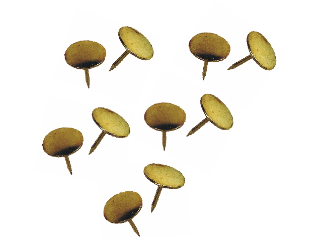 Cox Hardware and Lumber - Brass Thumb Tacks, 40 Pieces