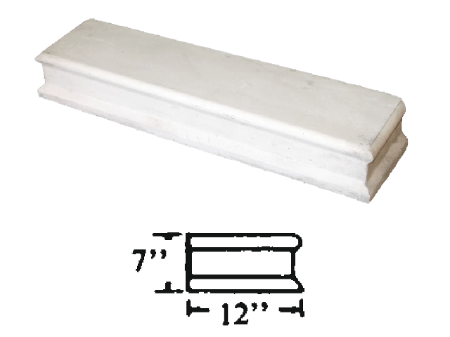 Cox Hardware and Lumber - Concrete Single Step, 7 In H x 12 In D x 48 In W