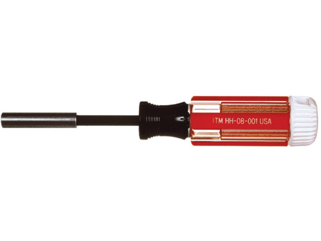 Cox Hardware and Lumber Magnetic Screwdriver with Insert Bit Storage Handle 5 16 In