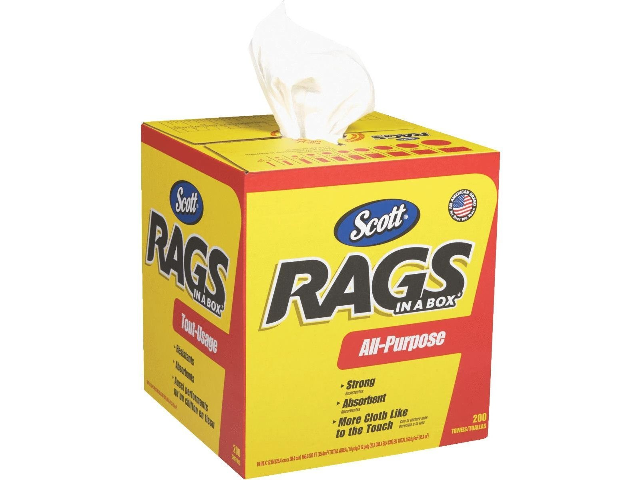 Cox Hardware and Lumber - All Purpose Rags In A Box, 200 Ct