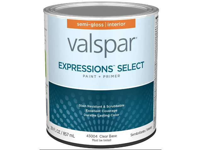 Cox Hardware and Lumber - Valspar Expressions Semi Gloss Clear Base ...