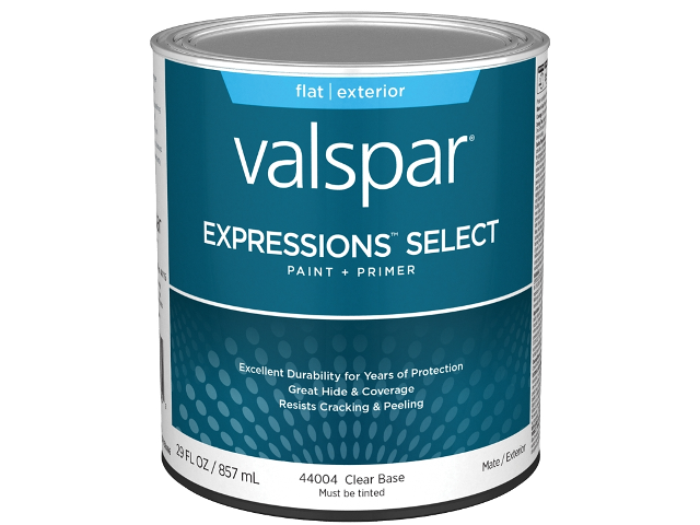Cox Hardware and Lumber - Valspar Expressions Flat Clear Base Exterior ...