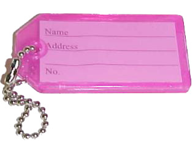 Cox Hardware and Lumber - Plastic Transparent Key Tag with Chain ...