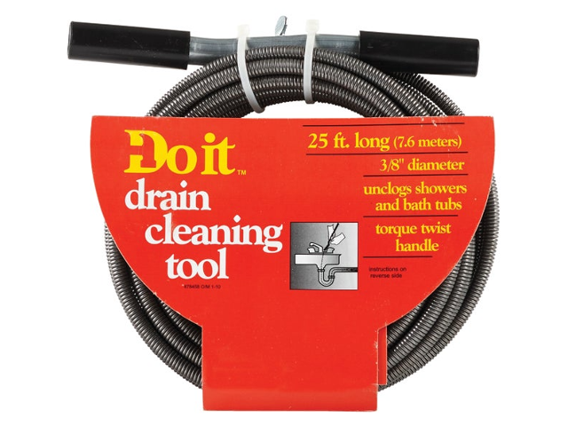 Cox Hardware and Lumber - Drain Pipe Auger, 3/8 In x 25 Ft