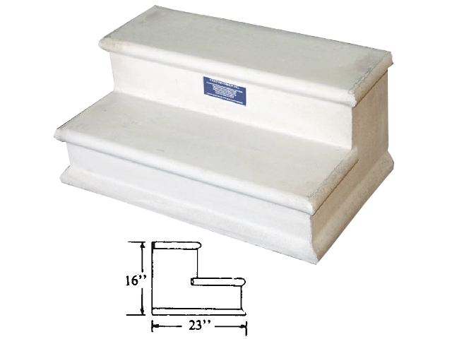 Home Depot Cement Steps 36 In W X 7 In H X 36 In L Concrete Block In