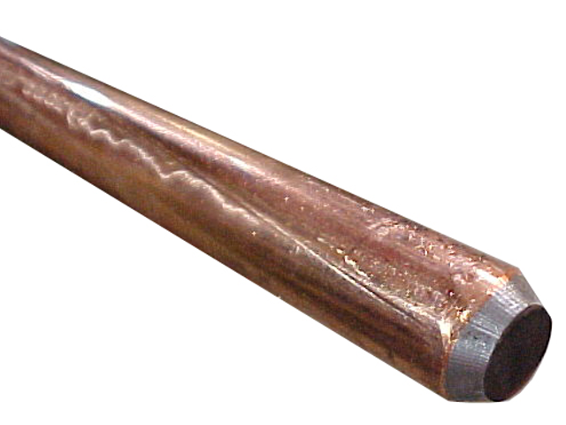 Cox Hardware and Lumber - Copper Ground Rod, 5/8 In x 8 Ft