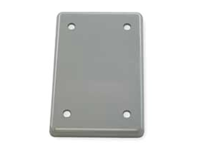Cox Hardware and Lumber - 1 Gang Blank PVC Weatherproof Cover