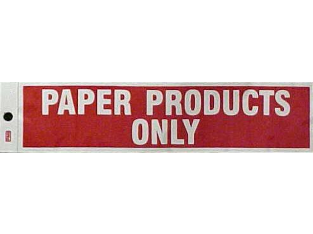 Cox Hardware and Lumber - 2 In x 8 In Vinyl Adhesive Sign: Paper Only
