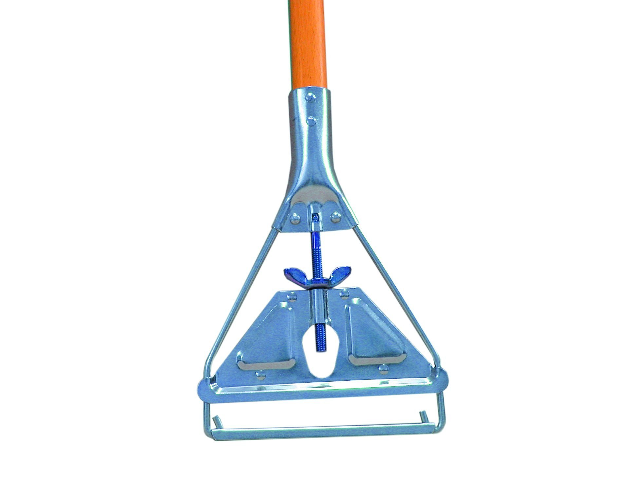 Cox Hardware and Lumber - Heavy Duty Spring Clamp Mop Handle, 54 In