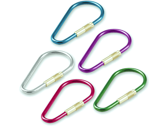 Cox Hardware and Lumber - Anodized Oval Key Ring (Assorted Colors)