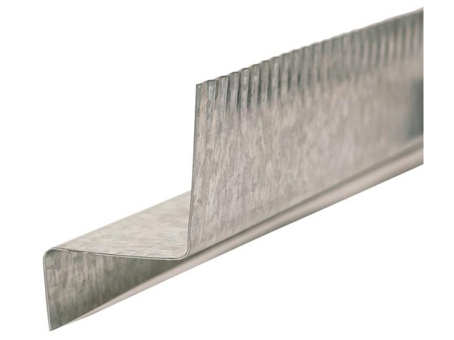 Cox Hardware and Lumber - Z-Bar Galvanized Flashing, 5/8 In x 10 Ft