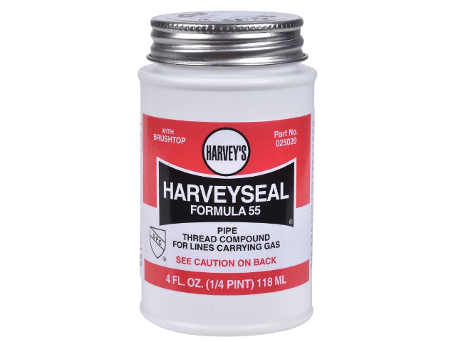 Cox Hardware and Lumber - Harvey's Gas Pipe Thread Compound #55 (Sizes)