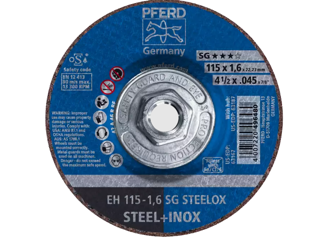 Cox Hardware and Lumber - Steel+Inox Cut-Off Wheel, 4-1/2 In x .045 In ...