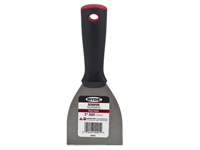 Cox Hardware and Lumber - Stiff Paint Scraper Plastic Handle 3 In