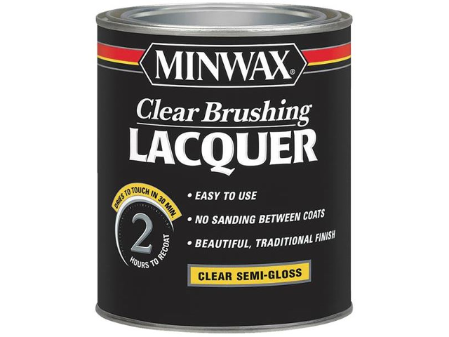 Cox Hardware and Lumber - MINWAX Simi-Gloss Clear Brushing Lacquer, Qt