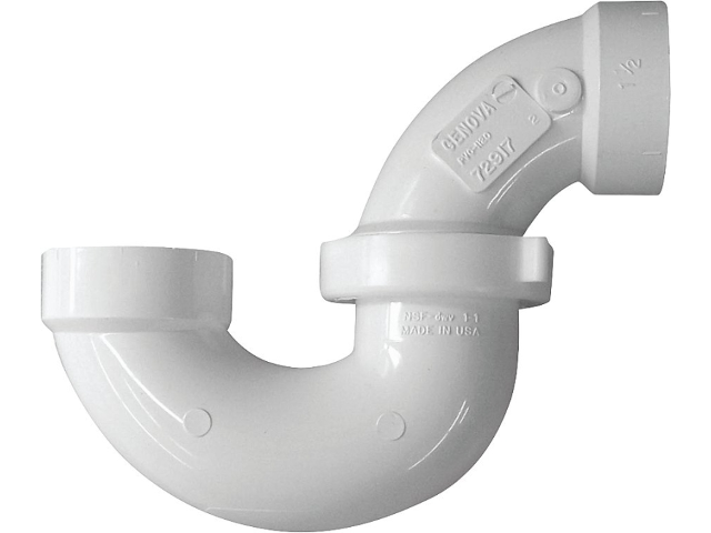 Cox Hardware and Lumber - PVC/DWV Sch 40 P Trap with Union Connection, 2 In