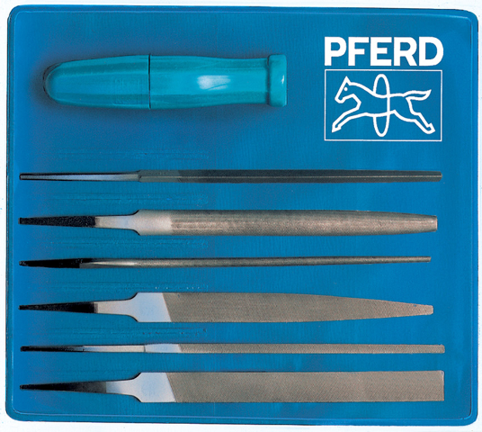 Cox Hardware and Lumber - Hobby File Set 6 Piece With Handle