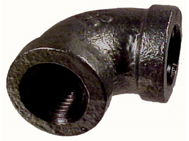 Cox Hardware and Lumber - 90 Degree Black Elbow 150 Lb (Sizes)