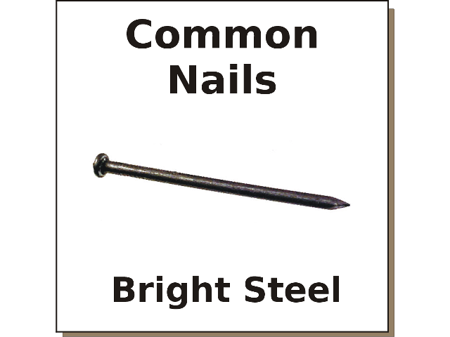 Cox Hardware and Lumber - Bright Common Nails (Sizes 3d to 60d)