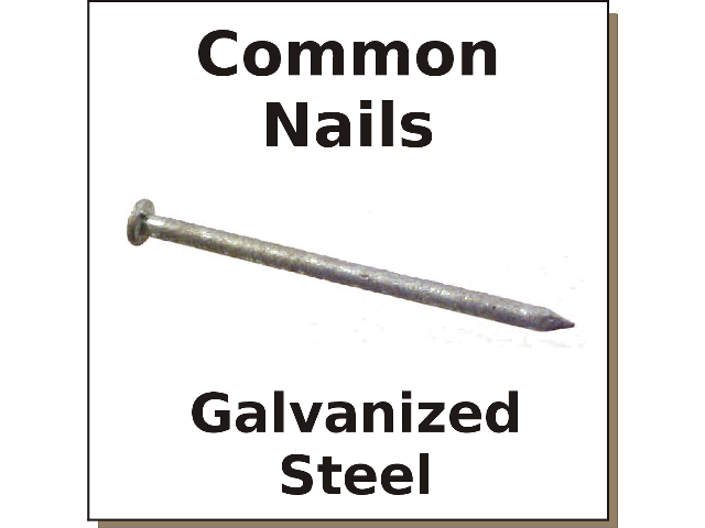 Cox Hardware and Lumber - Galv Common Nails (Sizes 4d to 60d)