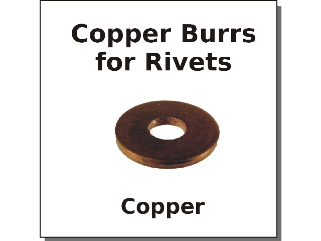 Cox Hardware and Lumber - Copper Burrs for Rivets