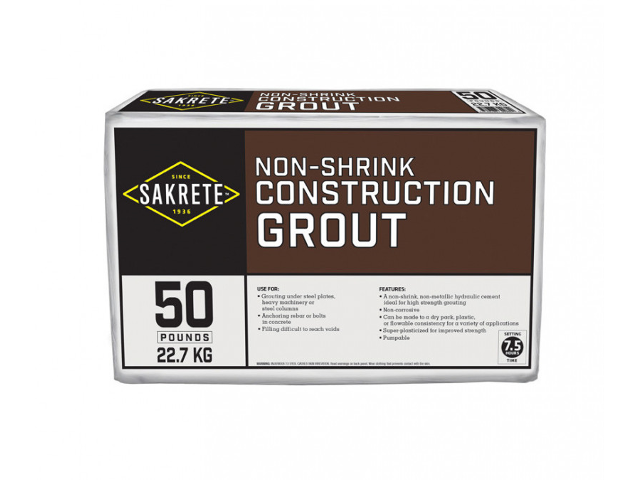 Cox Hardware and Lumber - Sakrete Non-Shrink Construction Grout, 50 Lb