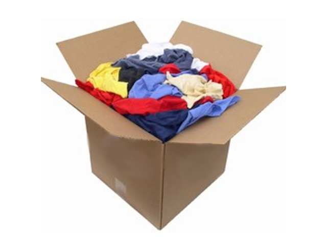 Cox Hardware and Lumber - Color Knit Rags, 50 Lb Box