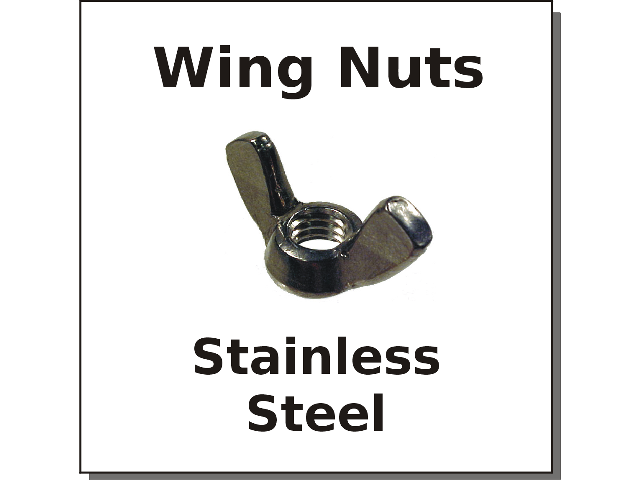 Cox Hardware and Lumber - Wing Nuts Stainless Steel