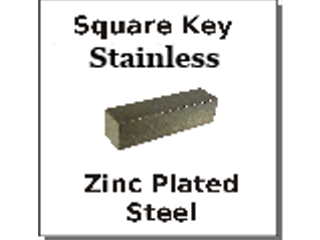 Cox Hardware and Lumber - 12 Inch Square Key Stock Stainless